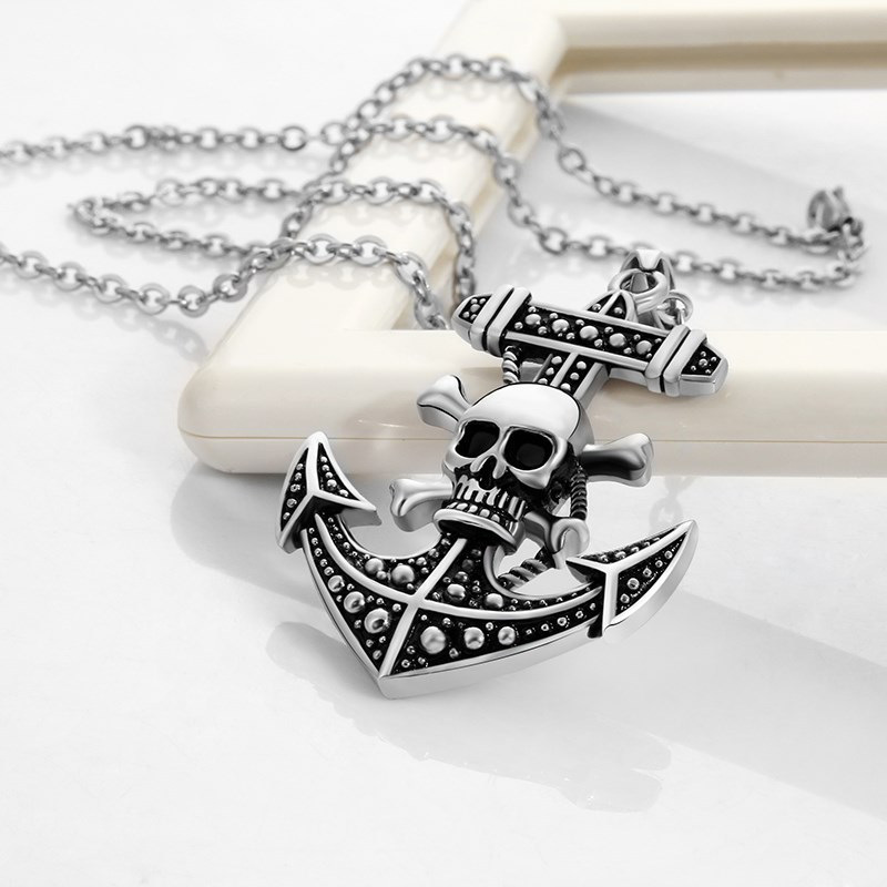Pirate Ship Hip-Hop Men's Necklace Japanese and Korean-style One Piece ...