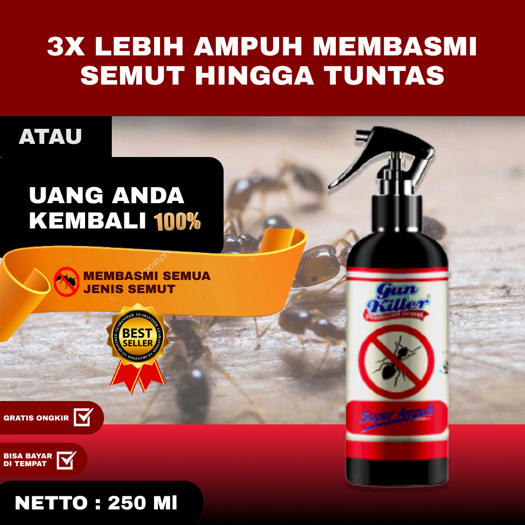 Gun Killer Obat Semprot Pembasmi Semut Di Rumah Super Ampuh | Lazada ...