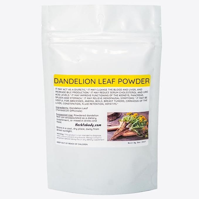 Dandelion Leaf Powder | Taraxacum officinale | Wildcrafted 114 g | Daraz.pk