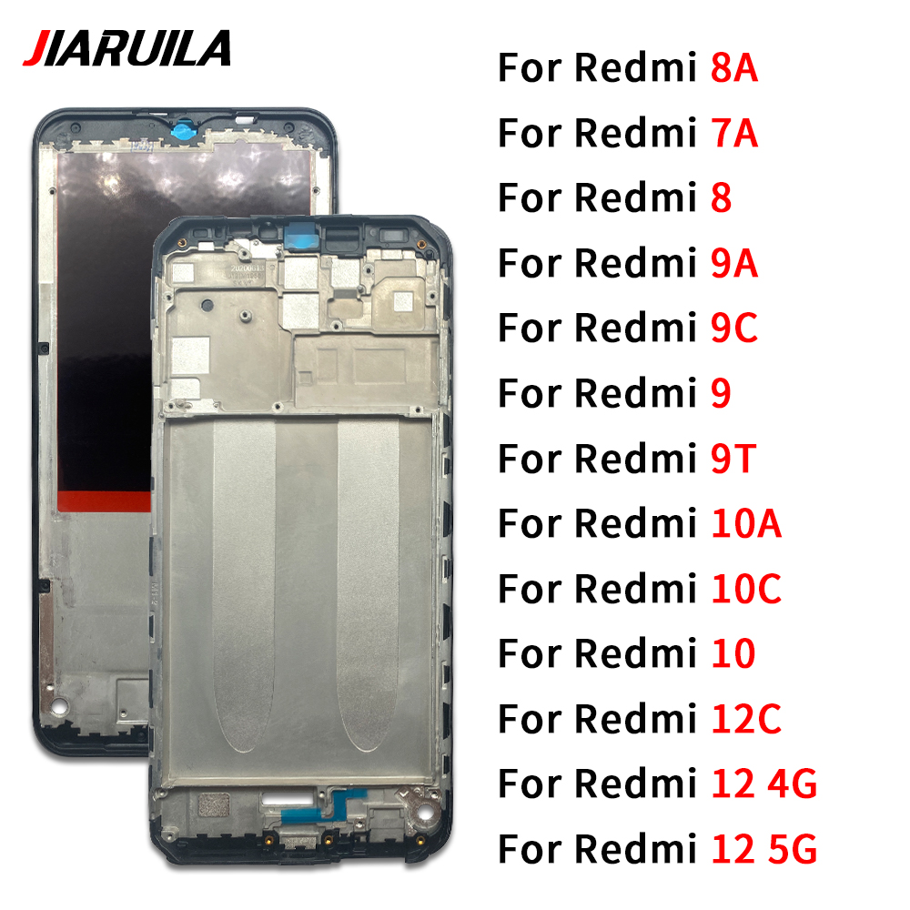 NEW For Xiaomi Redmi 10 7A 8 8A 9 9A 9C 9T 12 12C 4G 5G Front Housing ...