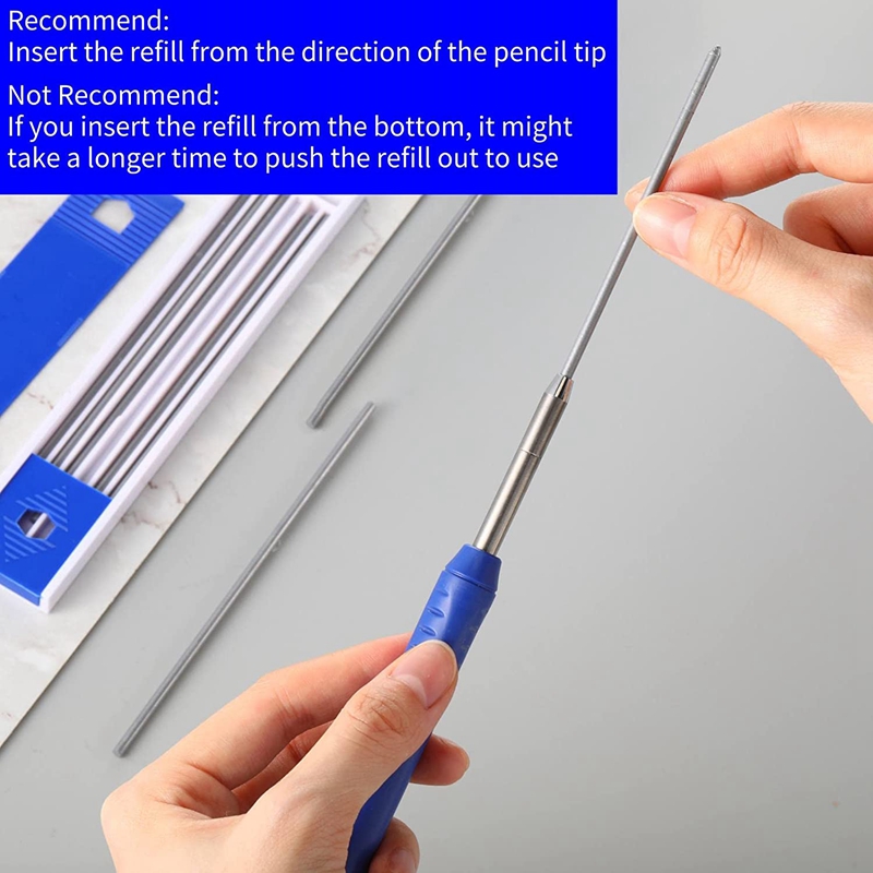 5 Packs Silver Streak Welders Pencil Set with Carbide Scriber Tool ...