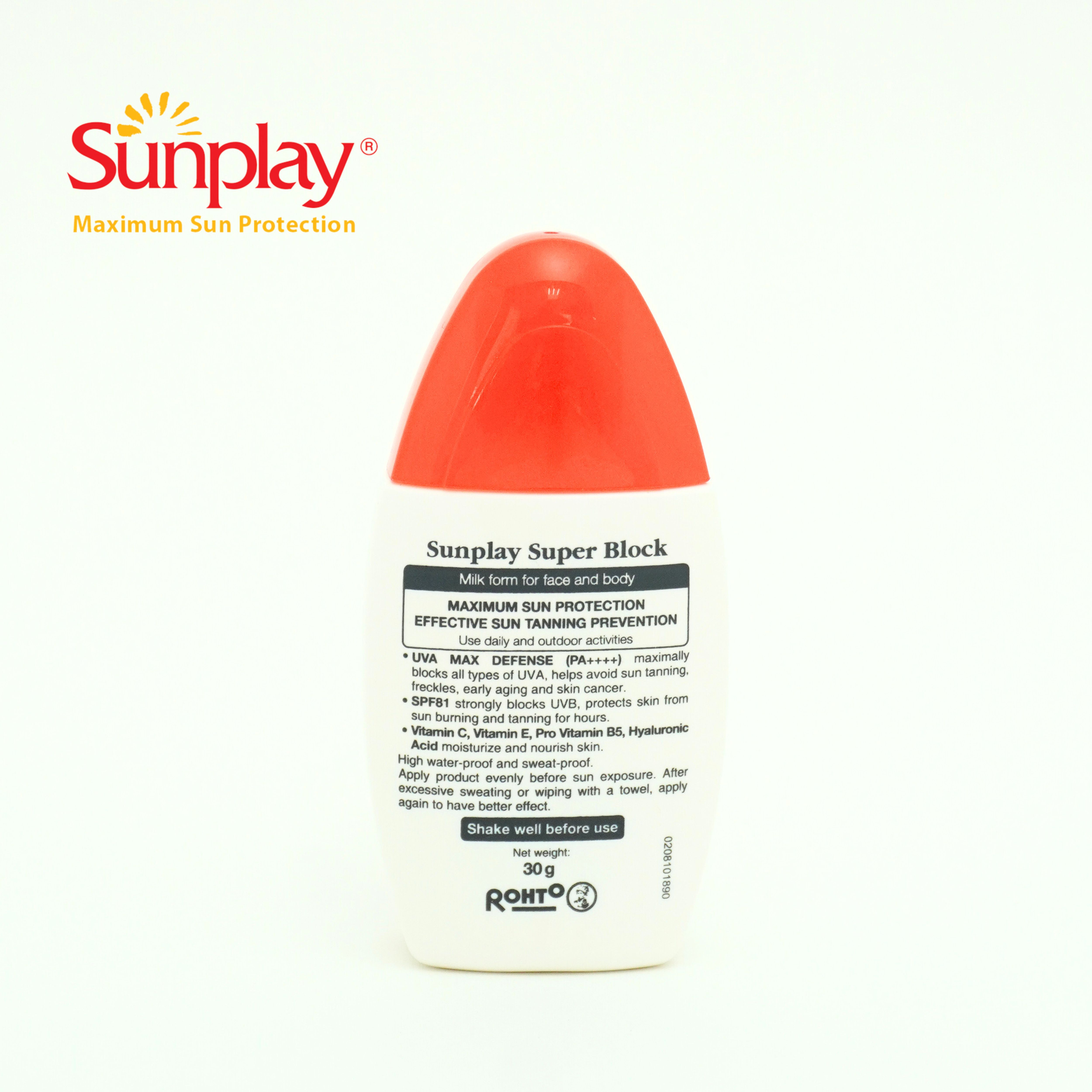 Rohto Mentholatum Sunplay Superblock Sunscreen For Maximum Sun ...