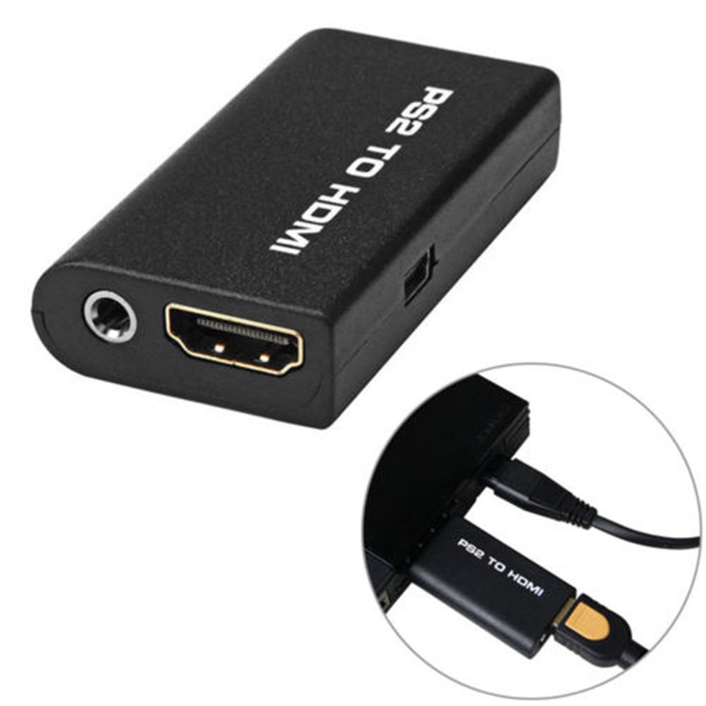 【TopazTrove】Portable PS2 to HDMI Audio Video Converter Adapter AV HDMI ...