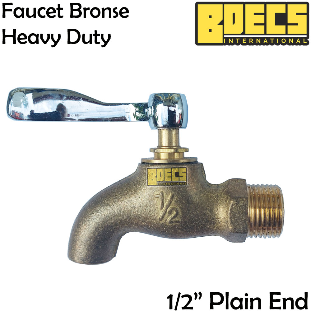 Faucet Bronze Heavy Duty High Pressure Rough Brass 1pc 1/2" I Bdecs ...