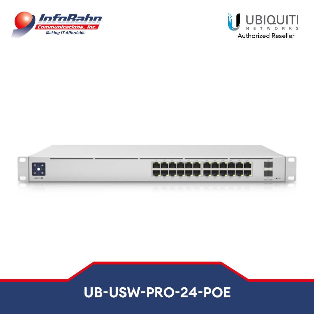 Ubiquiti UniFi Switch PRO 24 PoE (USW-Pro-24-POE) I Redundant Power ...