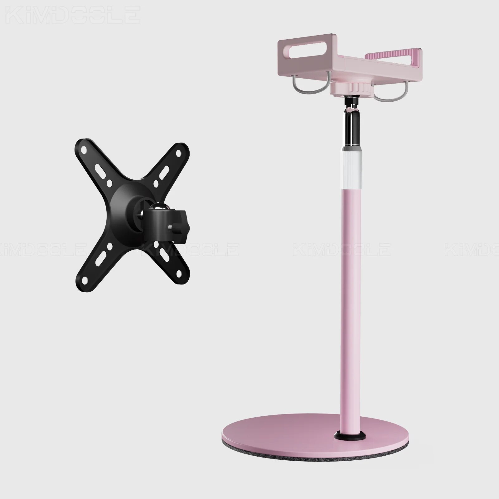 Keepro Portable Monitor Stand Height Adjustable Low Vesa Monitor Free ...