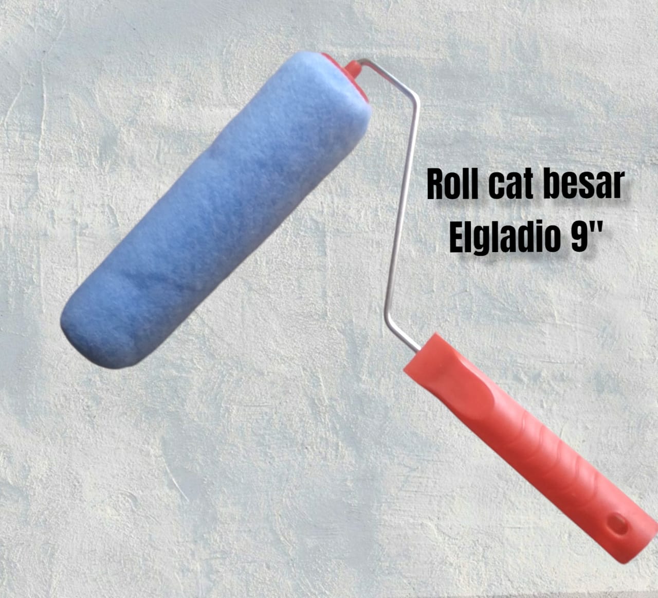 kuas Roll cat tembok 9 inch/Kuas cat roll gagang plastik/ Rollan Cat ...