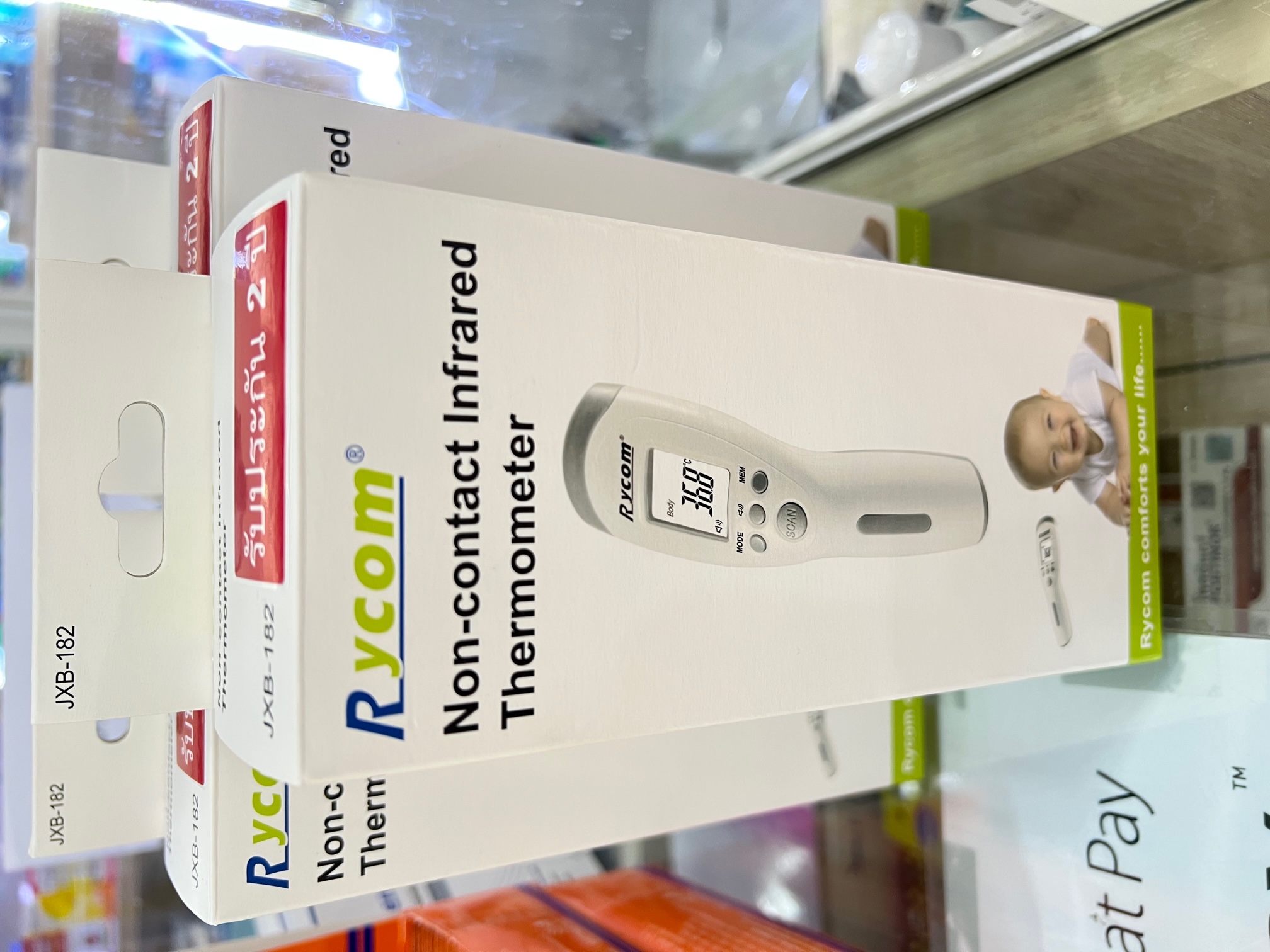 Rycom Non-Contact Infrared Thermometer JXB-182 - Care Plus - ThaiPick