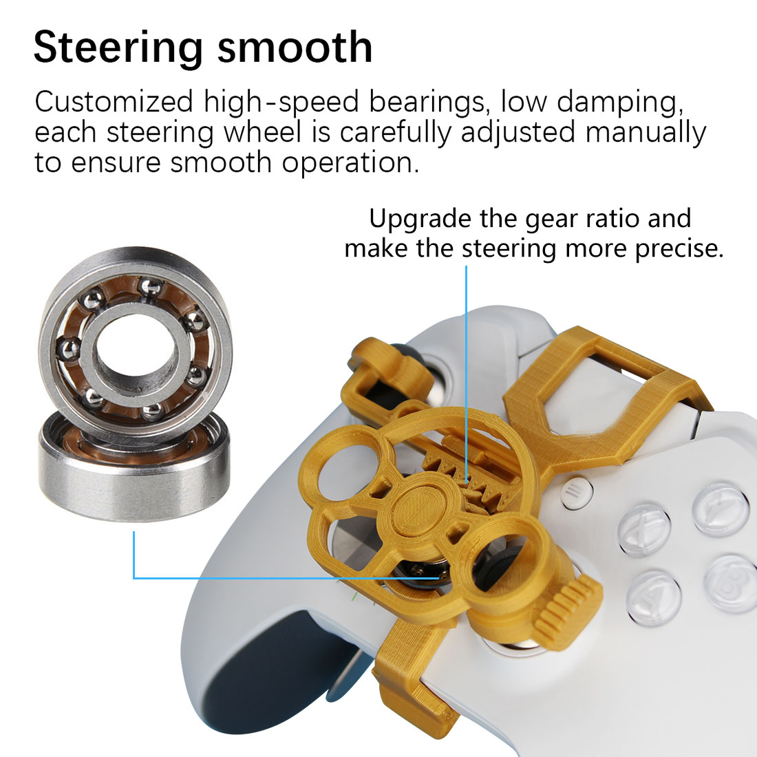 Gaming Racing Wheel Mini Steering Game Controller for S Elite 3D ...