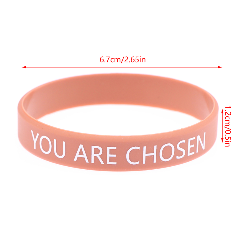 Motivational Quote Rubber Wristbands Colored Inspirational Silicone ...