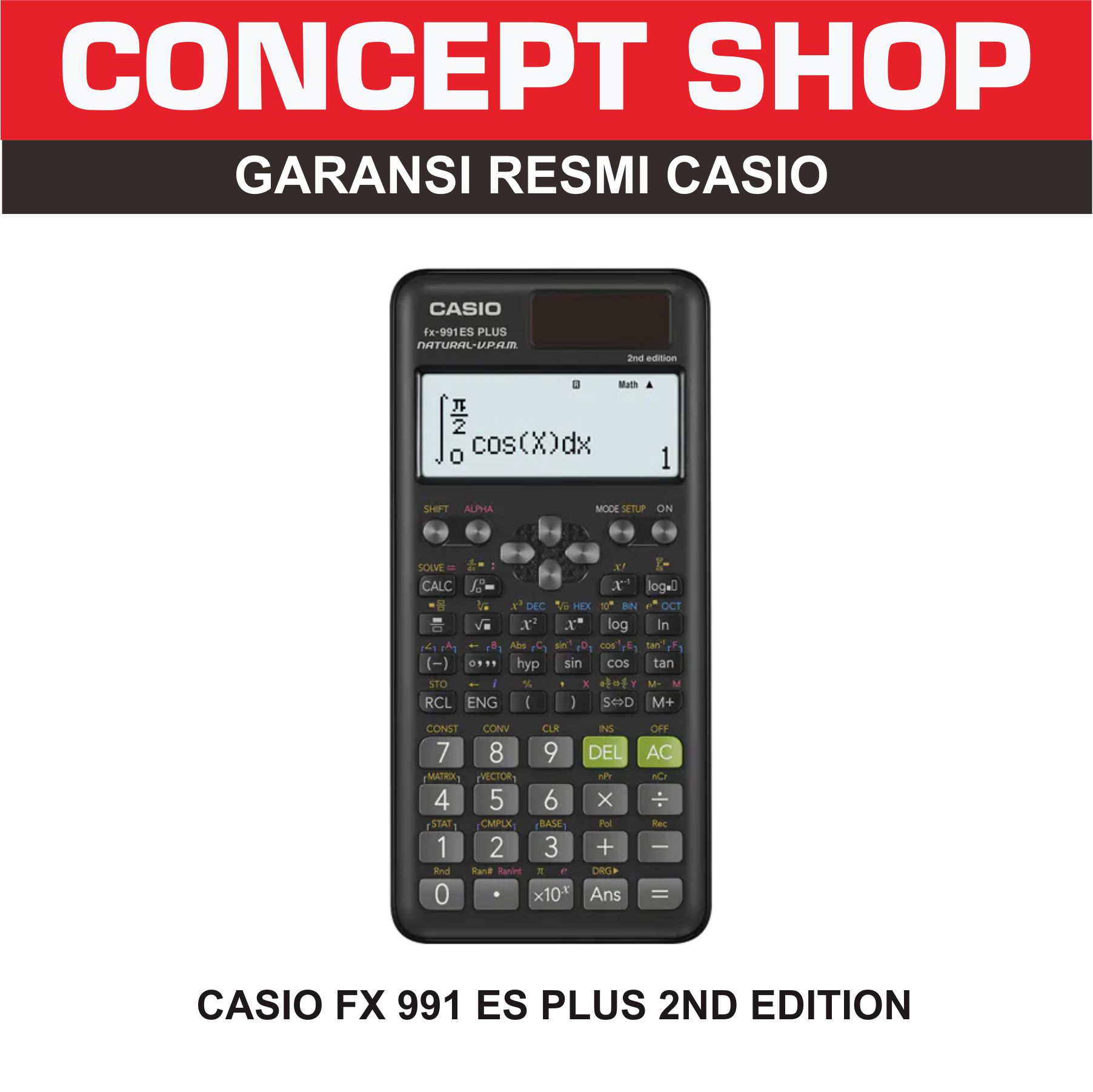 CASIO FX 991 ES PLUS 2ND EDITION. FX991 ES PLUS 2 | Lazada Indonesia