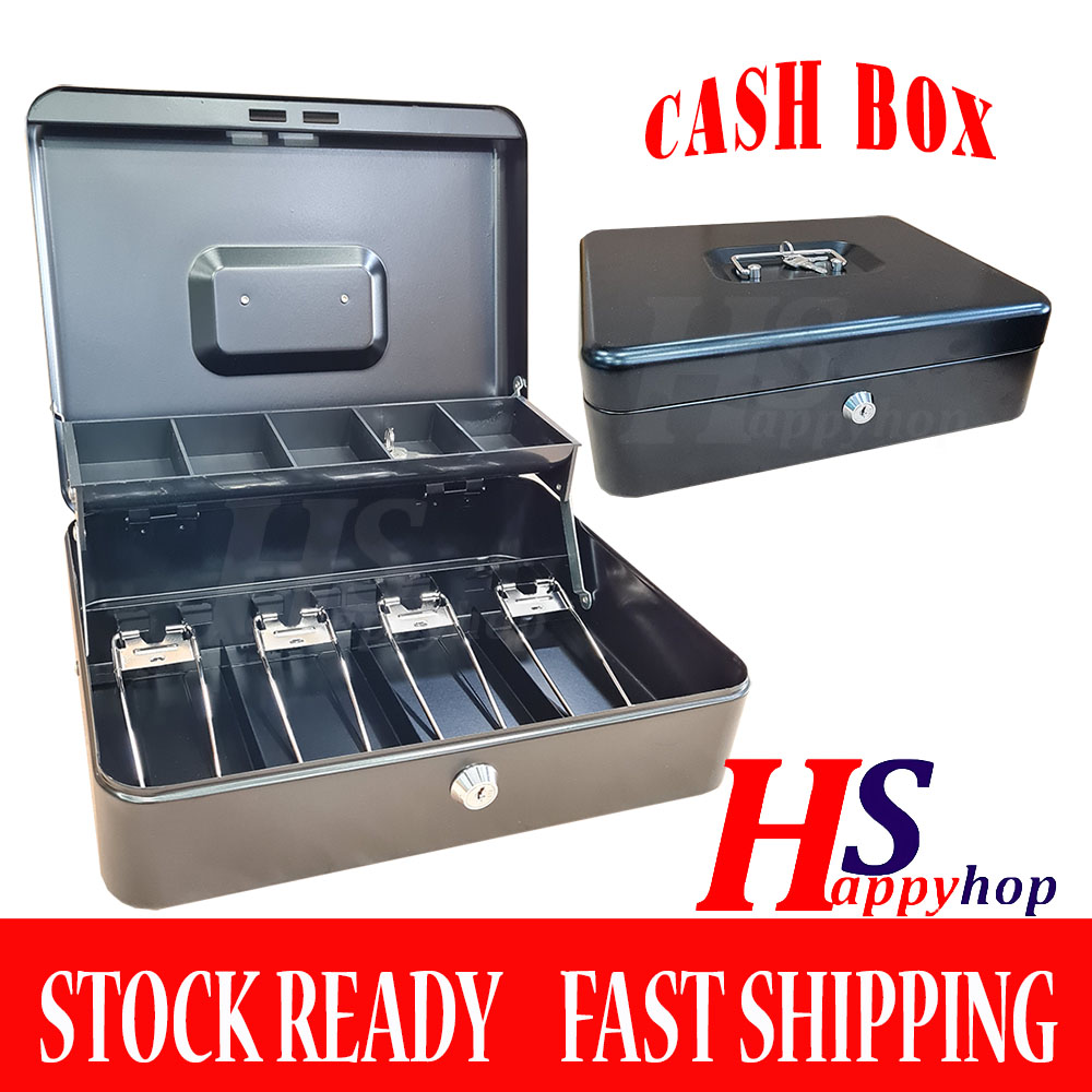 Geomaster Portable Cash Drawer Lock Petty Cash Box - Cashier Drawer ...