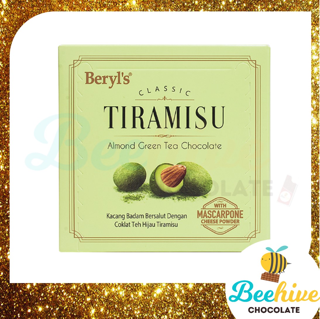 Beryls Tiramisu Almond Green Tea Chocolate 65g | Lazada