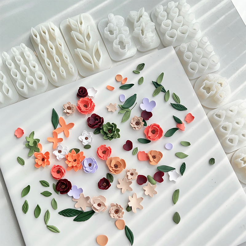 Soft Pottery Polymer Clay Cutter Pottery Diy Ins French Earrings U Pattern Cutting Dies For ...