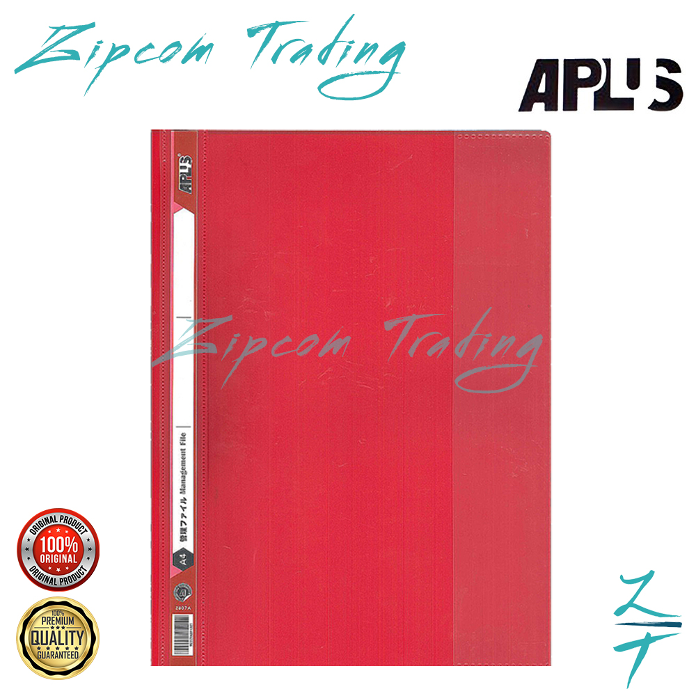 APLUS A4 PVC Management File ( 2807A ) | Lazada