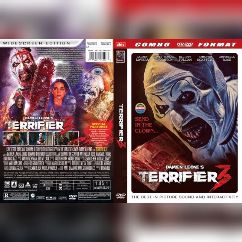 Kaset Film Horror TERRIFIER 3 - 2024 - HD | Lazada Indonesia