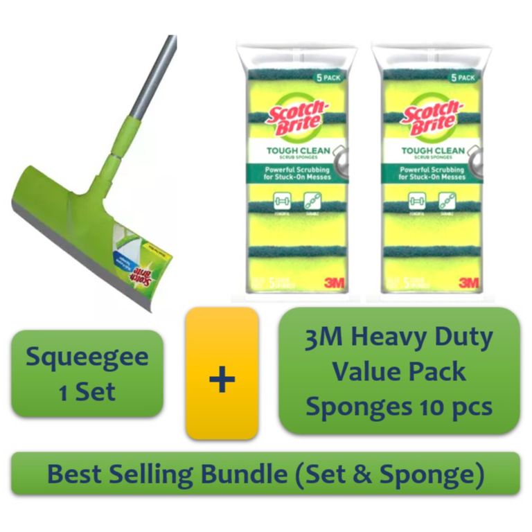 [Valuable Sets] 3M Scotch-Brite™ Cleaning Tools - Indoor Broom , Multi ...