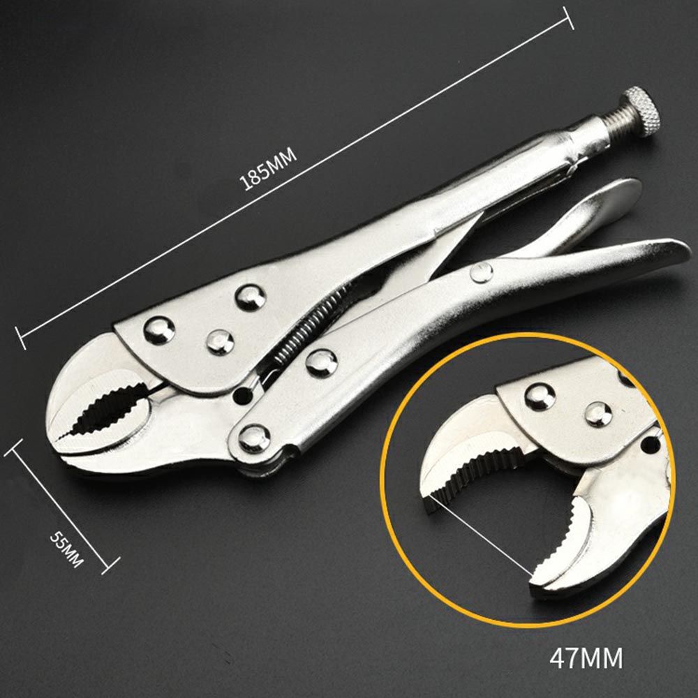 Tang Jepit Buaya Bengkok 5" 7" 10" Locking Plier Curve Vise Grip Heavy ...