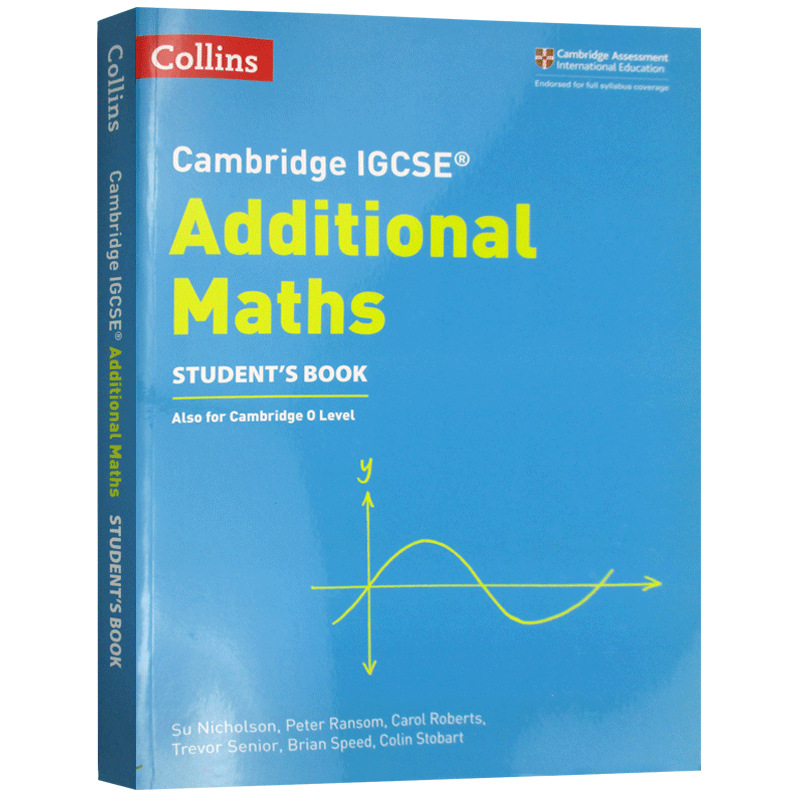 Cambridge IGCSE additional mathematics exam student book Collins ...