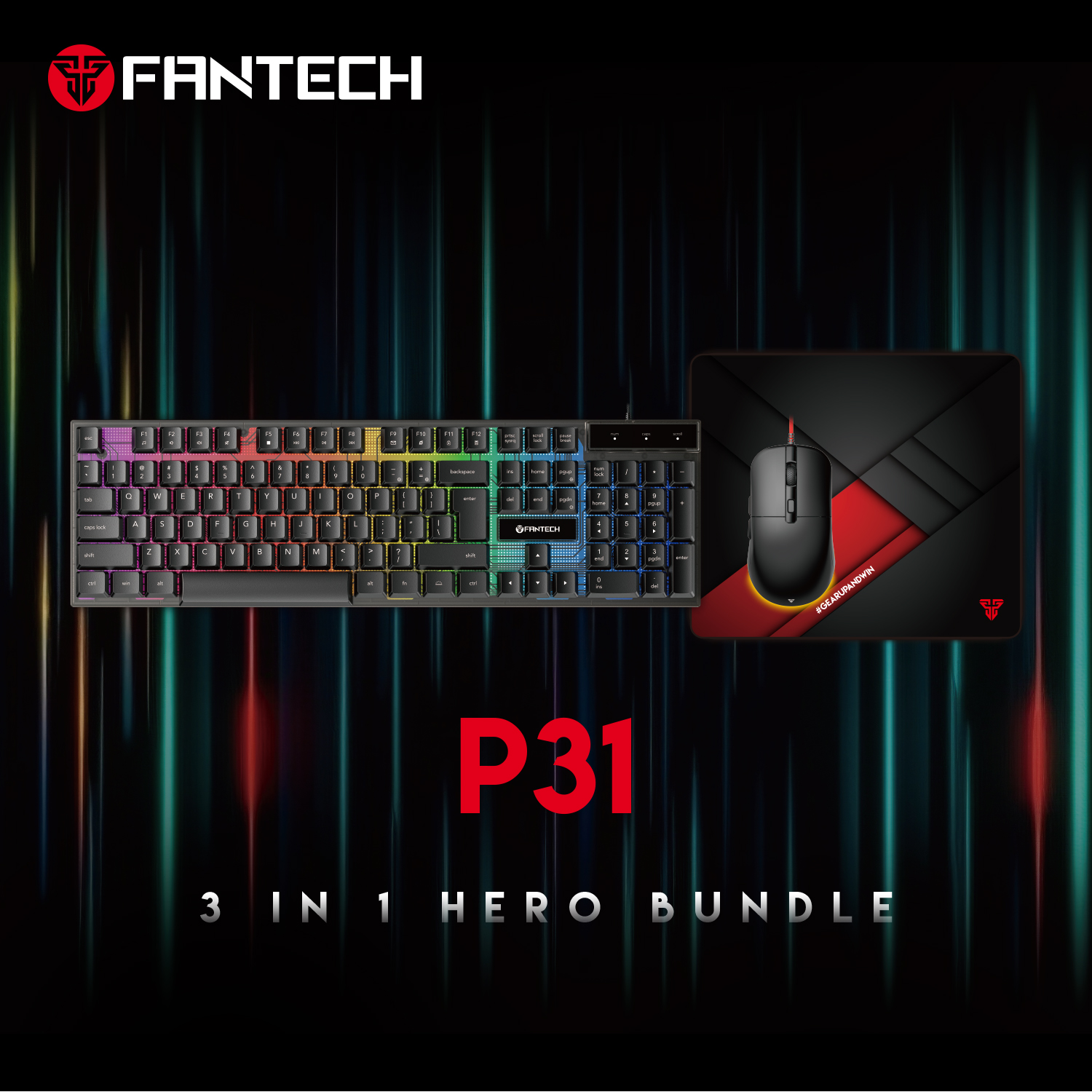 Fantech Gaming Combo P31 3 in 1 Hero Bundle Set | Lazada