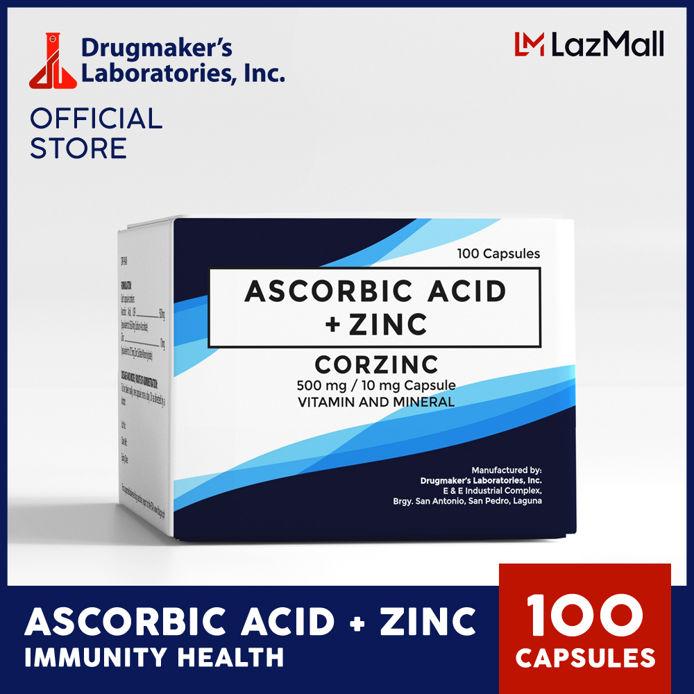 Ascorbic Acid + Zinc (Corzinc) | Lazada PH
