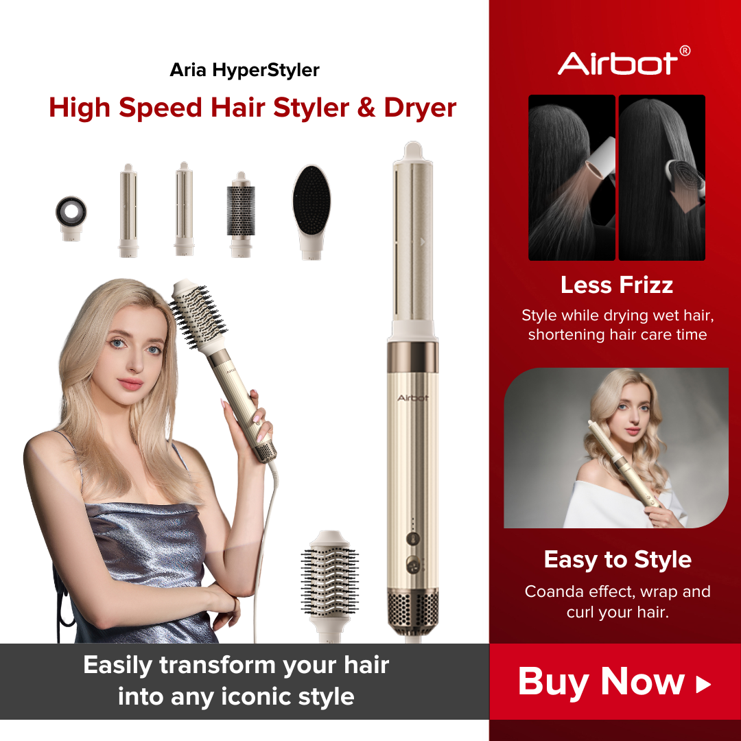 [ Ready Stock ] Airbot Aria HyperStyler, High Speed Hair Dryer & Multi ...