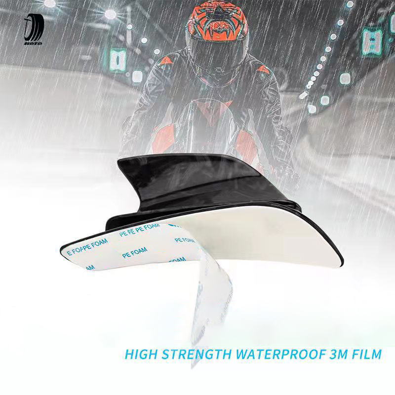 Universal Motorcycle Winglet Aerodynamic Spoiler Wing With Adhesive ...