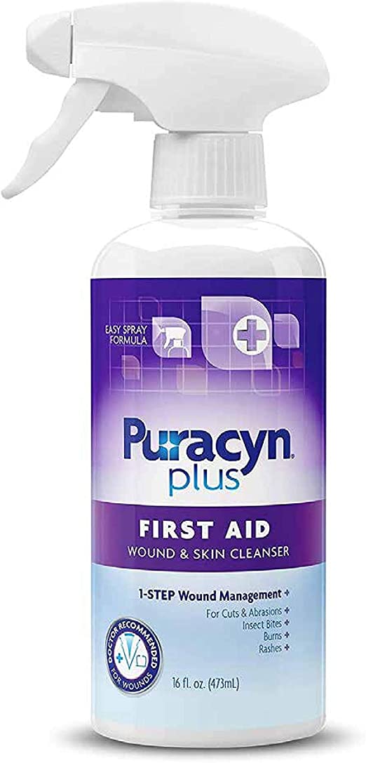 Puracyn + First Aid Wound and Skin Cleanser for Cuts | Insect Bites ...