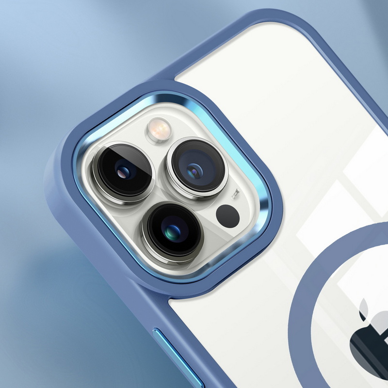 Magsafe Slim Wireless Charging Clear Back Phone Case Cover Plating ...