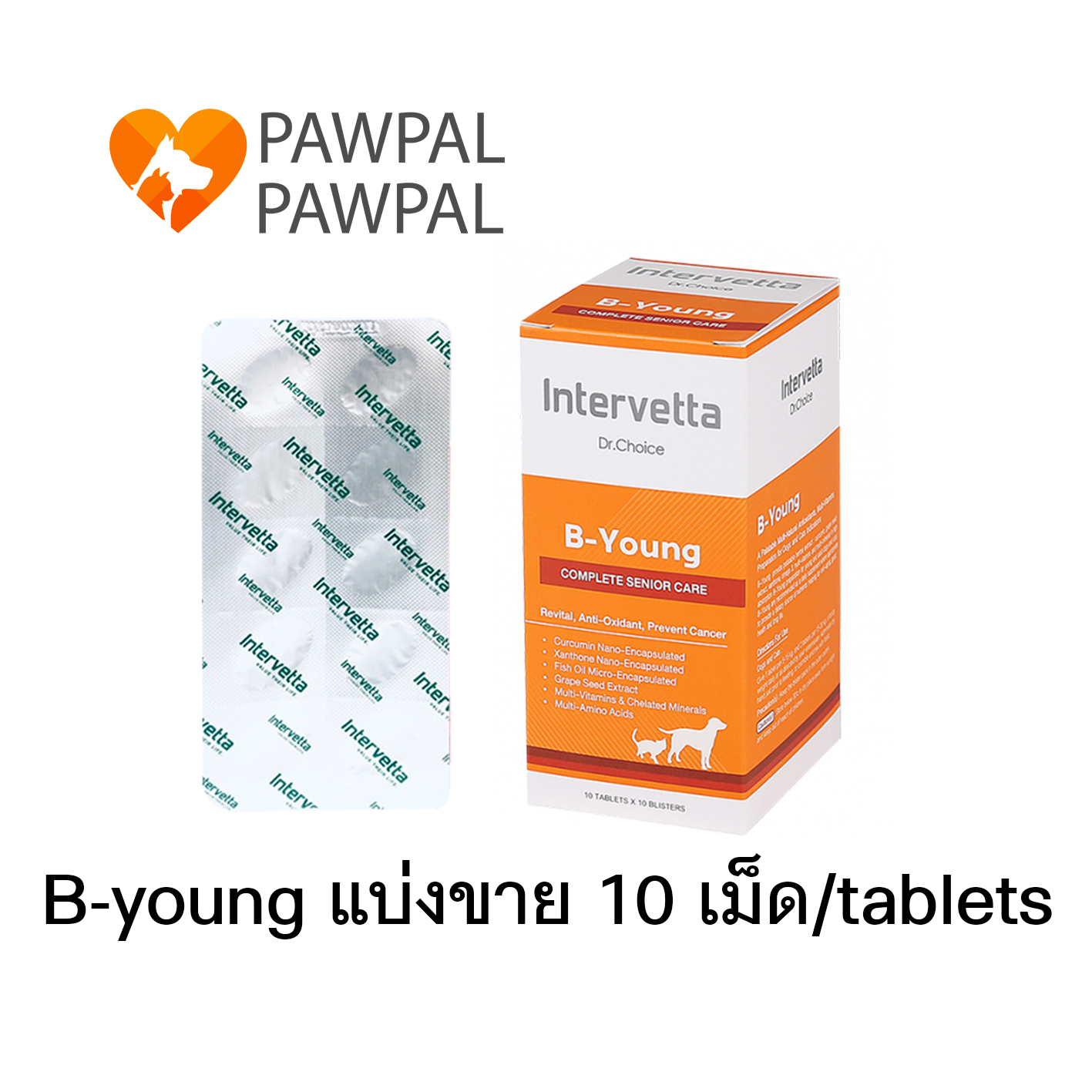 Dr. Choice B-Young Exp.10/2023 Intervetta Complete senior care อาหาร ...