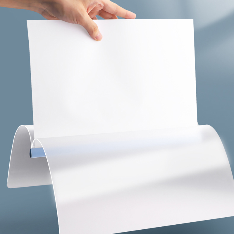 10 Pieces A4 Transparent File Document Rod Sliding Bar File Report ...