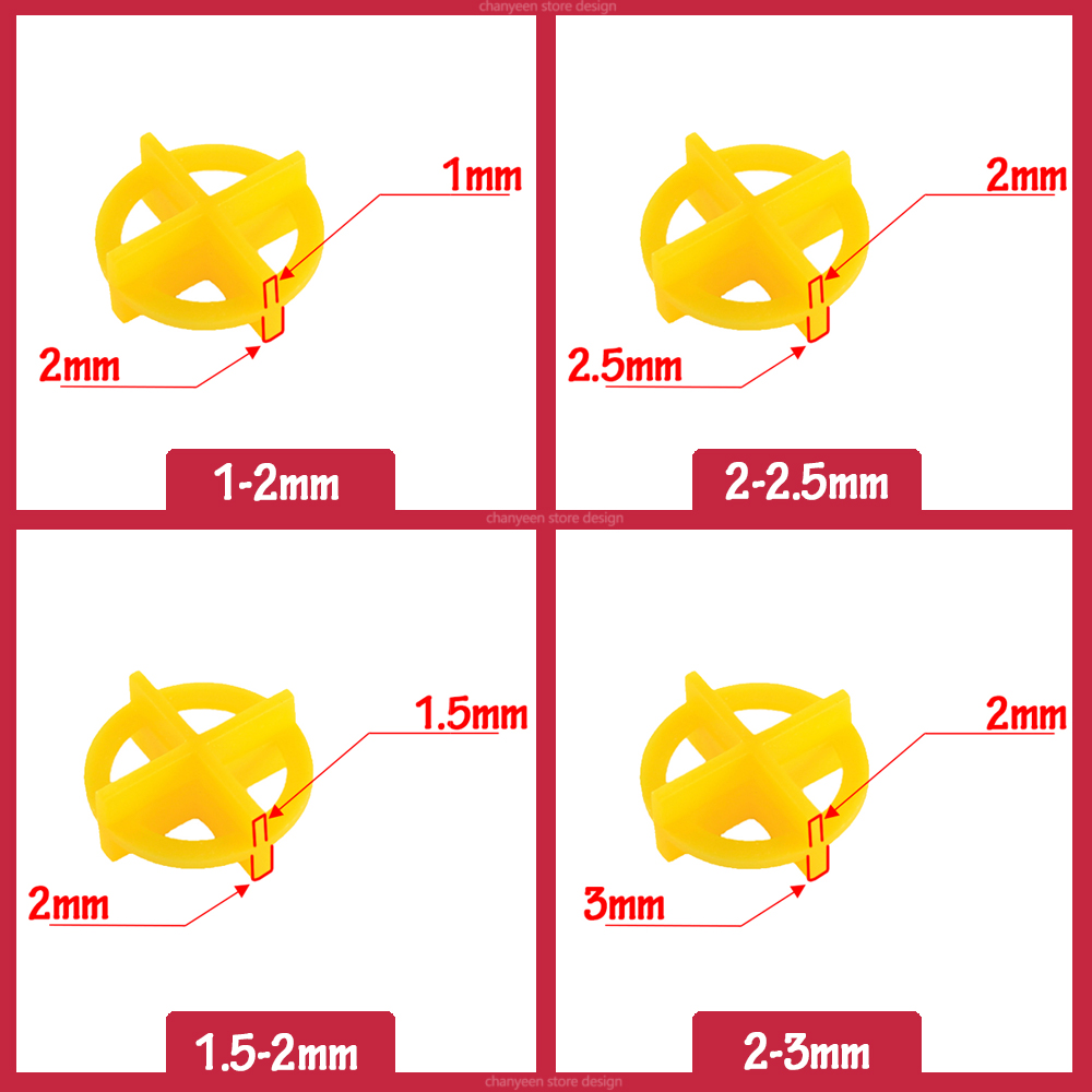 New Floor Tile Leveling System Clips Leveler Adjuster Kit Set For The Tile Laying Fixing Flat