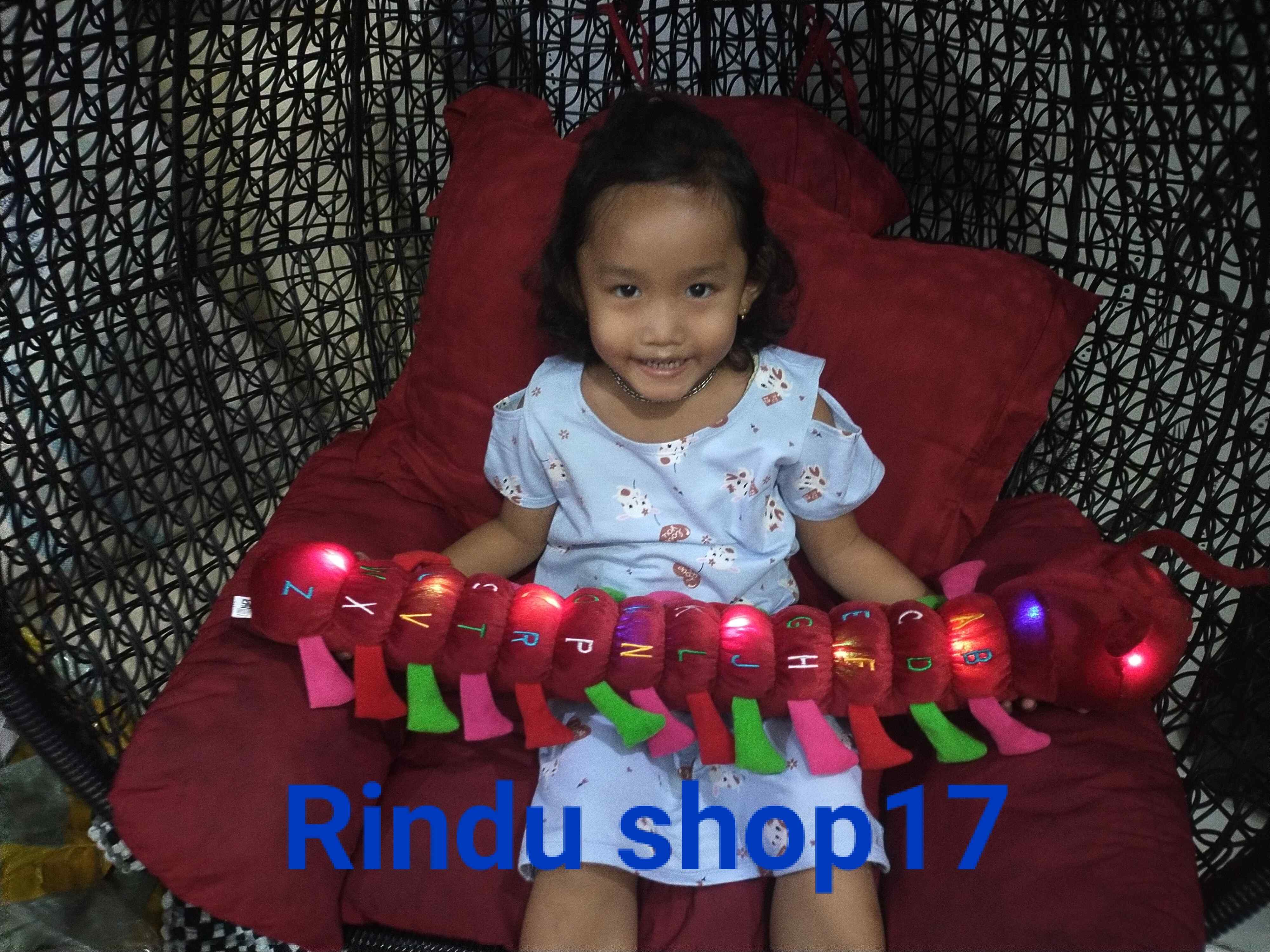 Boneka Ulat Led Boneka Ulil Lampuboneka Ulil Abjadboneka Dashbor Lazada Indonesia