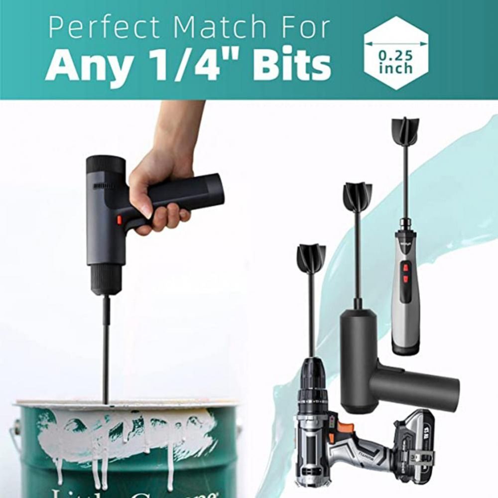 Plastic Mixer Attachment Mud Power Mixer Paint Mixer Stirrer Paddle ...