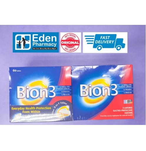 Bion3 bion 3 Probiotic Multivitamin Minerals 10million CFU probiotics ...