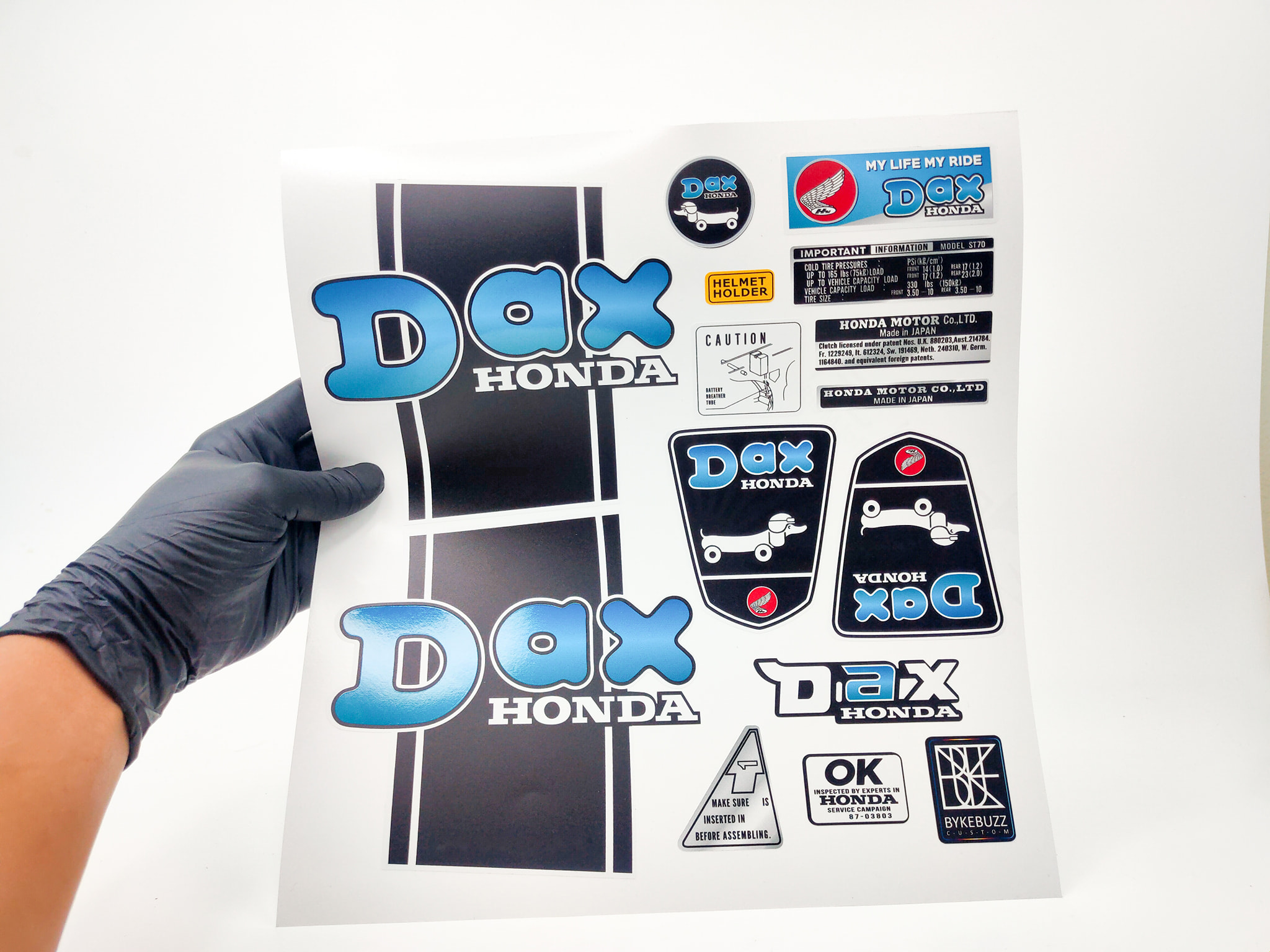 sticker set honda Dax 50 DAX 70 พร้อมส่ง มี10สีพร้อมส่ง ทุกสี | Lazada ...