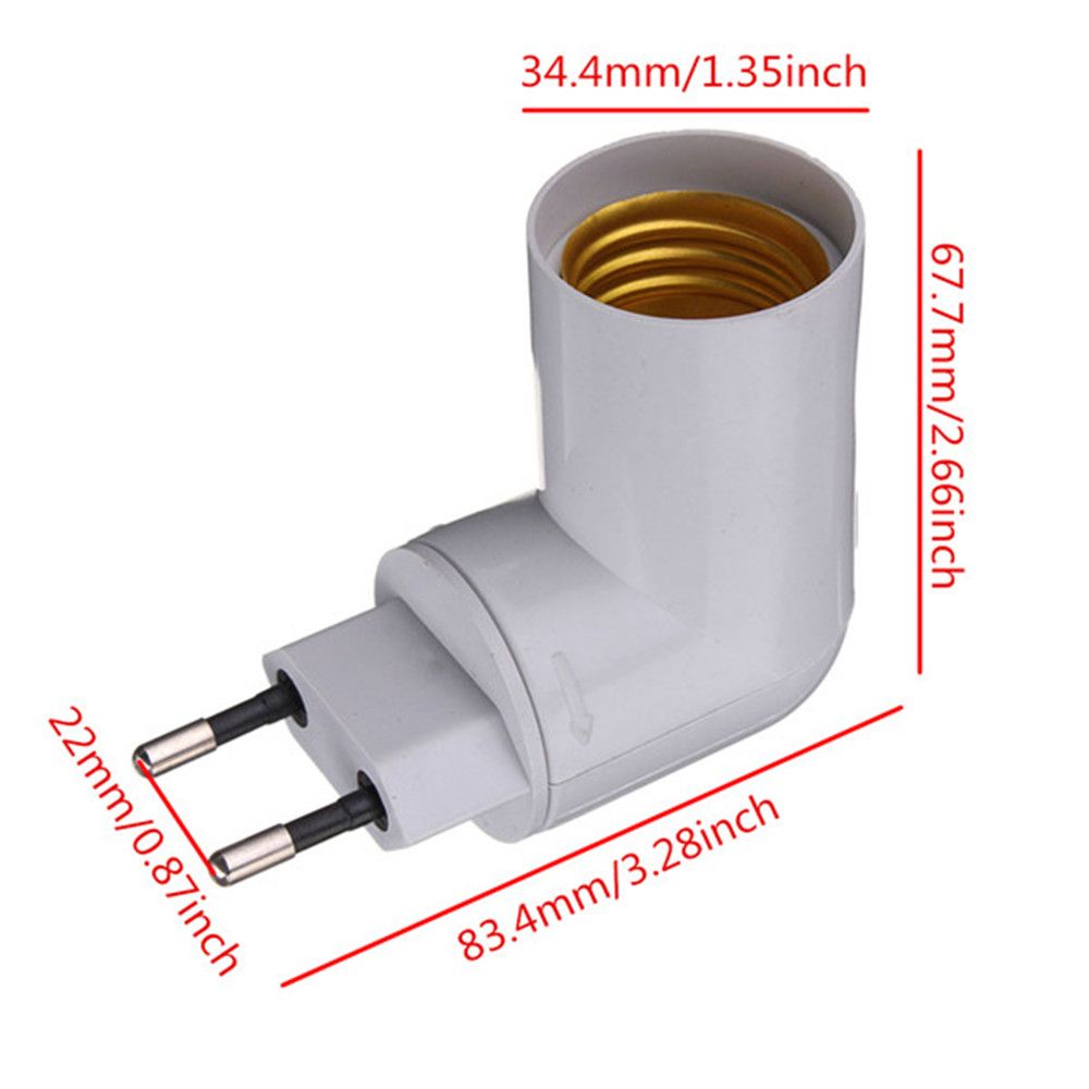 EU Plug High Quality Socket Converter Splitter Lamp Holder Socket ...
