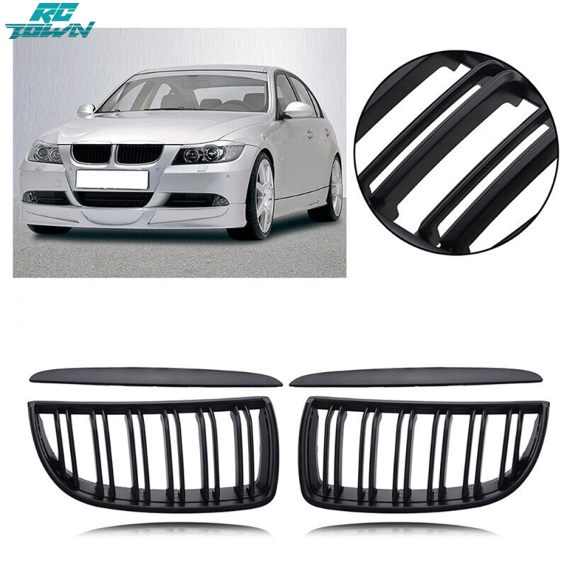 Car Grille Double-bar Intake Grilles Replacement Compatible For 3 ...