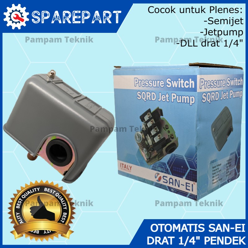 OTOMATIS Semi Jet & Jet Pump KOTAK SAN-EI (PRESSURE SWITCH) 1/4" Merek ...