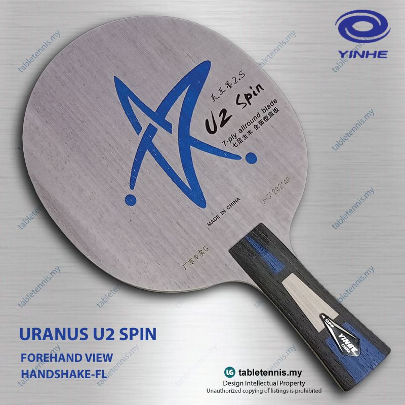 Yinhe Blade Uranus U2 Spin U2-S FL All Wood Table Tennis Blade Bat Racket Paddle Ping Pong | Lazada