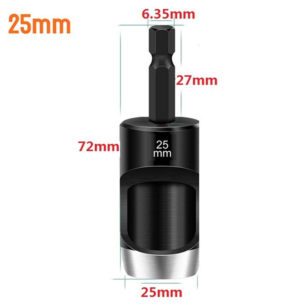 Hole Puncher Hex Shank Drill Adapter Electric Machine Hollow Punch 2 ...