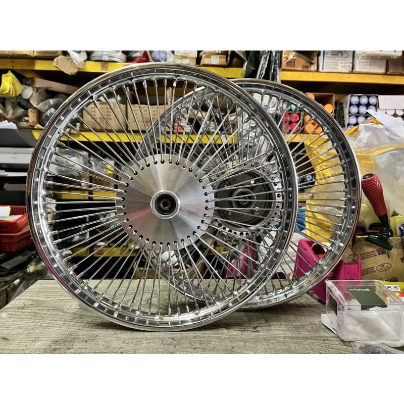 HONDA C70 GBO GBOJ Rim FULL CHROME 72Hole Set TEGAK | Lazada