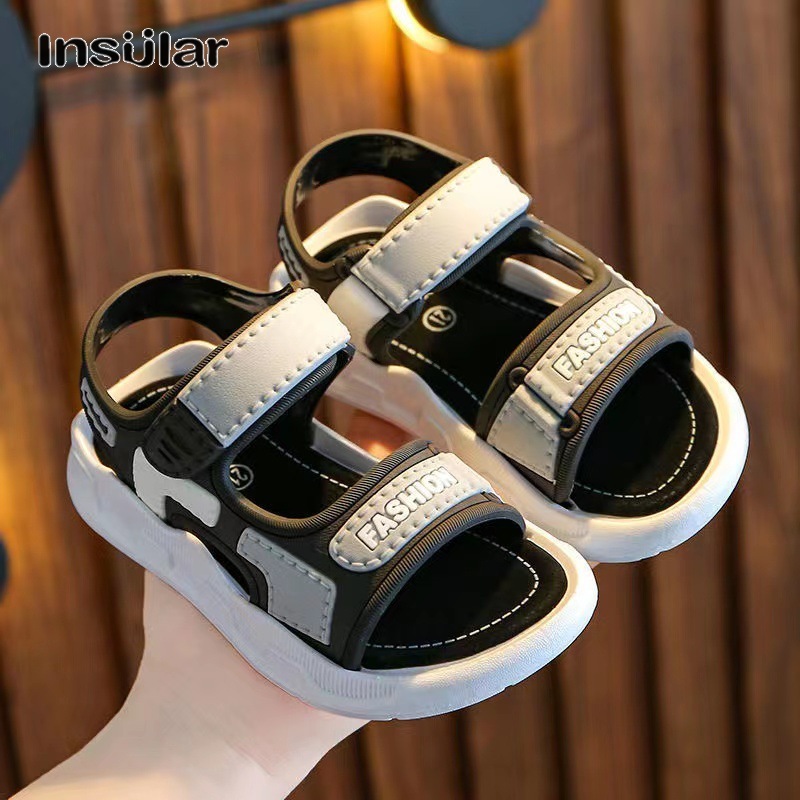 YAZHOULONG Childrens girls sandals Korean style soft sole anti-slip ...