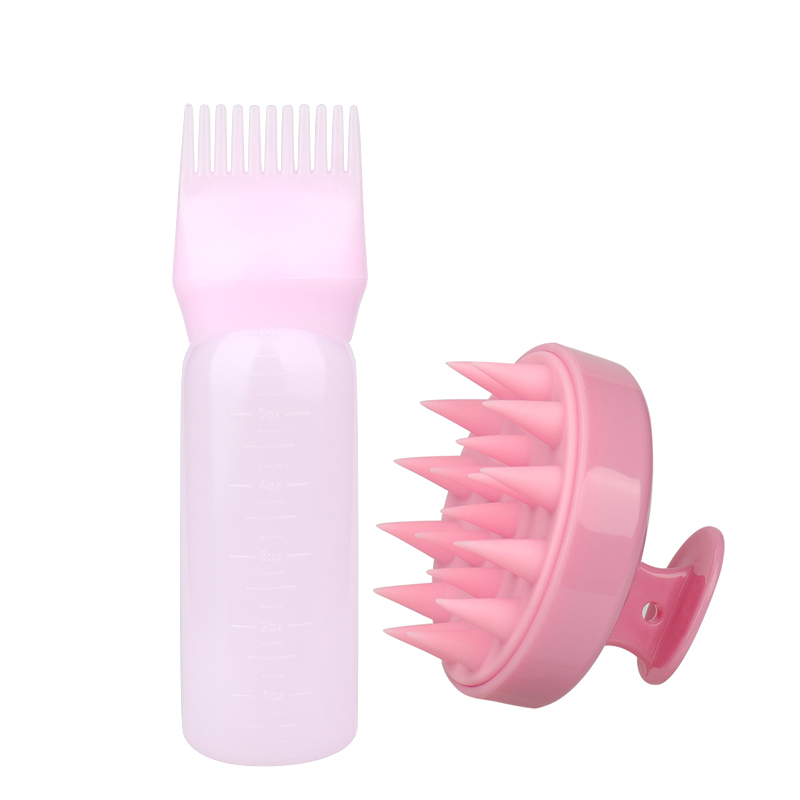 【Special offer】 Scalp Shampoo Brush and Root Comb Applicator Bottle 2 ...