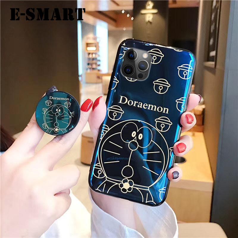 Phone Case For Realme C30 Back Cover Doraemon Cute Cartoon Couple ...