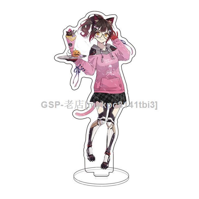 Cute Hololive Vtuber Anime Figure Acrylic Stand Model Plate Shirakami ...