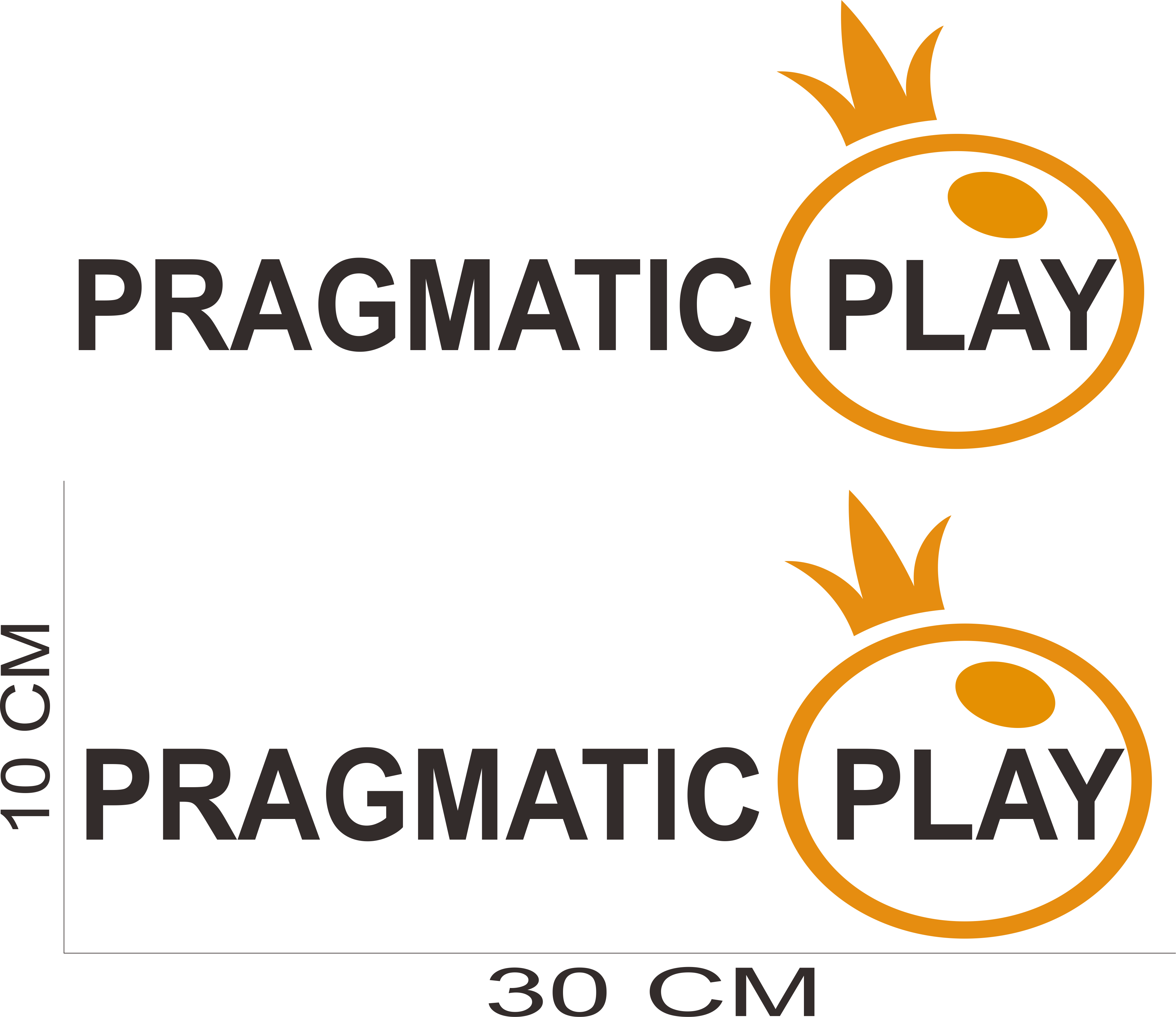 stiker Cutting PRAGMATIC PLAY, stiker PragmatIc Play buat motor ...