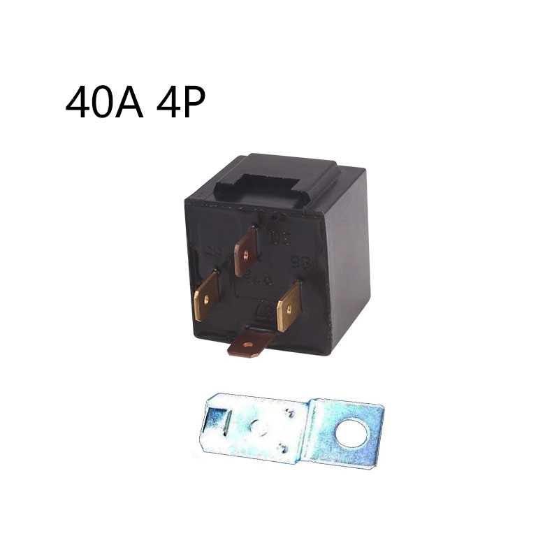12V 24V 40A 4Pin 5Pin waterproof car and motorcycle relay with modified ...