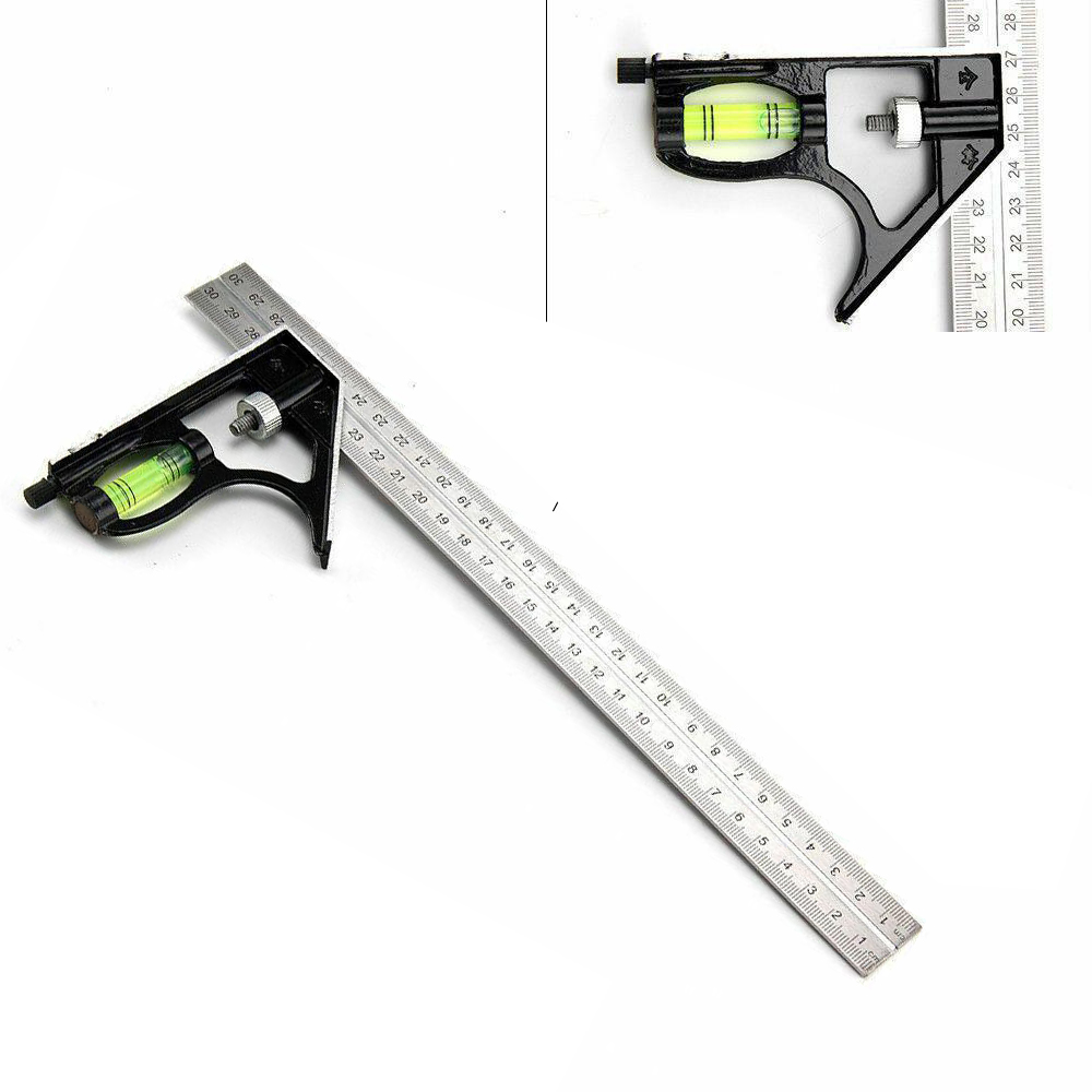 【BeyondShop】300mm (12") Professional Combination Square Angle Ruler ...