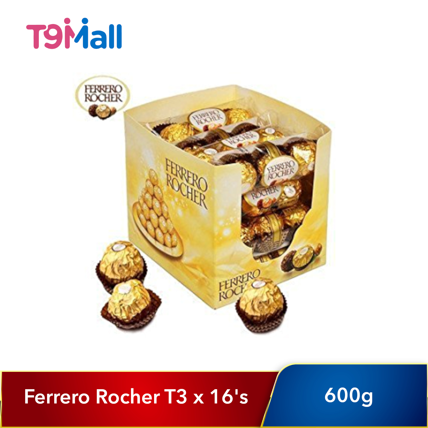 Chocolate Gift Set Ferrero Rocher T3 x 16's (600g) | Lazada